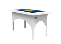 China Intelligent Conference Restaurant Interactive Top Smart Digital Multi-Function LCD Indoor Monitor Touch Coffee Table for sale