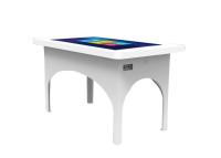 China Intelligent Conference Restaurant Interactive Top Smart Digital Multi-Function LCD Indoor Monitor Touch Coffee Table for sale