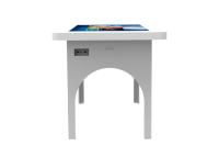 China Intelligent Conference Restaurant Interactive Top Smart Digital Multi-Function LCD Indoor Monitor Touch Coffee Table for sale