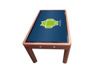 China Smart Interactive Touch Screen Table Capacitive Multimedia AIO Touch Screen Coffee Table for sale