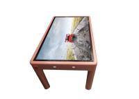 China Smart Interactive Touch Screen Table Capacitive Multimedia AIO Touch Screen Coffee Table for sale