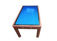 China Smart Interactive Touch Screen Table Capacitive Multimedia AIO Touch Screen Coffee Table for sale
