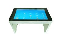 China 32 Inch Indoor Interactive Smart Touch Screen Coffee Table For Entertainment Industrial PC for sale