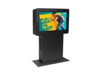 China Slim Outdoor Display Floor Standing LCD Monitor Outdoor Electronic Signs Digital Signage Ads Kiosk Waterproof for sale