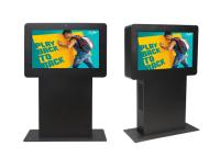 China Slim Outdoor Display Floor Standing LCD Monitor Outdoor Electronic Signs Digital Signage Ads Kiosk Waterproof for sale