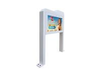 China Factory Wholesale Floor Stand Outdoor Capacitive 4K Screen Sunlight Readable Tv Ip55 Exterior Digital Menu Board for sale