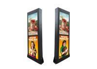 China Outdoor Capacitive Touch Lcd Display 43 Inch Waterproof Digital Signage LCD Movable IP65 Poster For Business Near Me for sale