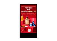 China 43 Inch High Brightness Ip65 Waterproof Digital Signage Floor Stand Lcd Screen Outdoor Digital Display Board Price for sale