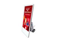 China 43 Inch High Brightness Ip65 Waterproof Digital Signage Floor Stand Lcd Screen Outdoor Digital Display Board Price for sale