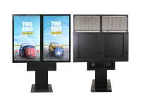 China Double Screen LCD Display Outdoor Panel Digital Signage LCD Screen For Advertising Outdoor Price for sale
