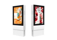 China 55 Inch Outdoor LCD Sign Board HD Display Android / Windows Totem Advertisement Digital Signage Kiosk for sale