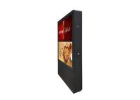 China 55 Inch Vertical Lcd Advertising Outdoor Dual Screen Digital Totem Outdoor LCD Digital Sign Board for sale