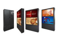 China 55 Inch Vertical Lcd Advertising Outdoor Dual Screen Digital Totem Outdoor LCD Digital Sign Board for sale