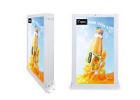 China High Brightness 55 Inch Computer LCD Monitor Outdoor Advertising Display Stand Exterior Electronic Message Boards for sale