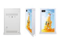 China High Brightness 55 Inch Computer LCD Monitor Outdoor Advertising Display Stand Exterior Electronic Message Boards for sale