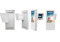 China 43 Inch Info Capacitive Touch Kiosk Totem Double Side Outdoor LCD Monitor for sale