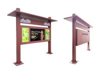 China Standing Device Digital Signage Retail Screen High Brightness Waterproof Sunlight Readable Outdoor LCD Display for sale