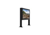 China 98 Inch Waterproof Sun Readable 4K TV Kiosk IP65 4000 Nits Advertising Outdoor Totem Screen LCD Digital Signage Display for sale