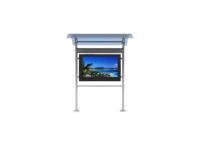 China 55 Inch High Brightness Ip65 Waterproof Digital Signage Floor Stand Lcd Screen Outdoor Advertising Display for sale