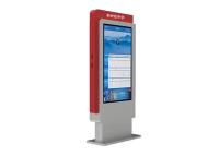 China 55 Inch Bus Station Factory Customized Floor Standing Waterproof Digital Menu Board Outdoor Lcd Digital Signage for sale