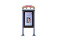 China 49 Inch Floor Standing Outdoor Indoor Electronic Totem Kiosk Screen Digital Signage And Lcd Advertising Display for sale