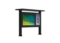 China Outdoor 75 inch Eco bright lcd advertising screen floor stand advertising monitors and displays Digital signage for sale