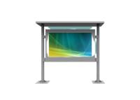 China Lcd Sign Outdoor Full Color Lcd Programmable Message Digital Sign Board for sale