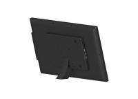 China Wooden 14 Inch Battery Powered Digital Photo Frame with USB Connection for sale
