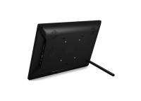 China 13 Inch High Resolution Metal Digital Photo Frame With Rechargeable Battery for sale
