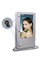 China 55'' IP65 Outdoor Standing Touch Kiosk LCD Monitor Signage 1500 nits Road Sign Bus Station Advertising for sale