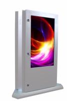 China 55'' IP65 Outdoor Standing Touch Kiosk LCD Monitor Signage 1500 nits Road Sign Bus Station Advertising for sale
