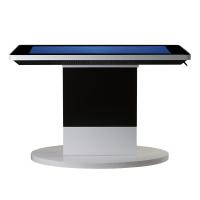 China Waterproof 43 Inch All in One Floor Stand Capacitive Touch Table Kiosk For Resturant for sale