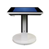 China Waterproof 43 Inch All in One Floor Stand Capacitive Touch Table Kiosk For Resturant for sale