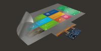 China 27 Inch Interactive Nano Touch Foil Film With High Quality In 10 Touch For LCD for sale