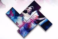China Ultra Thin 4K LCD Video Wall Panel Built - In Speakers Remote Control Supported for sale