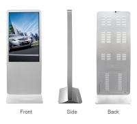 China Video Advertising Electronic Kiosk Systems , Vertical Digital Signage Display HDCP Support for sale