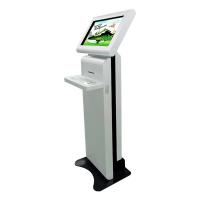 China Infrared IR Touch Screen Monitor Floor Stand , Multimedia Free Standing Digital Signage for sale