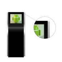 China Ticket Printing Touch Screen Display Kiosk , 19 Inch Queue Electronic Signage Display for sale