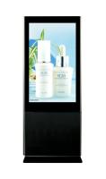 China Double Side Screen Free Standing Lcd Display , Ultrathin 55 Inch Large Touch Screen Kiosk for sale