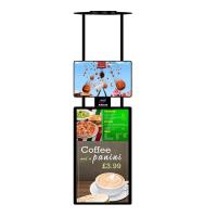 China AC 110V ~ 240V Digital Signage Kiosk Double Screens LCD Player Brightness 400cd / M * 2 for sale