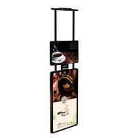 China AC 110V ~ 240V Digital Signage Kiosk Double Screens LCD Player Brightness 400cd / M * 2 for sale