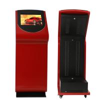 China Wifi 19 Inch Interactive Information Kiosk , Red OPS Structure Digital Kiosks Touch Screen for sale