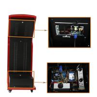 China Wifi 19 Inch Interactive Information Kiosk , Red OPS Structure Digital Kiosks Touch Screen for sale