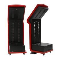 China Wifi 19 Inch Interactive Information Kiosk , Red OPS Structure Digital Kiosks Touch Screen for sale