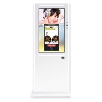 China Photo Booth Lcd Interactive Touch Screen Kiosk Totem Floor Stand 43 Inch Support Multi Touch for sale