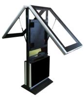 China Customized 43 Inch Outdoor Touch Screen Kiosk 1920 * 1080 Resolution Built - In HD Audio for sale