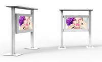 China Vertical Lcd Display Outdoor Information Kiosk , High Brightness Freestanding Digital Poster for sale