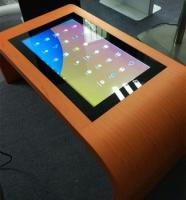 China 43 Inch Restaurant Multi Touch Screen Table IP65 Waterproof All In One Pc 2000 : 1 Contrast Ratio for sale