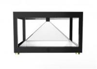 China USB 19 Inch 3d Hologram Screen , 4 Side View Magic 3d Holographic Projection Pyramid for sale