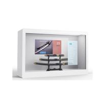 China 21.5 to 85 Inch Android Remote Control Transparent Display Box Flexible Advertising Equipment for sale